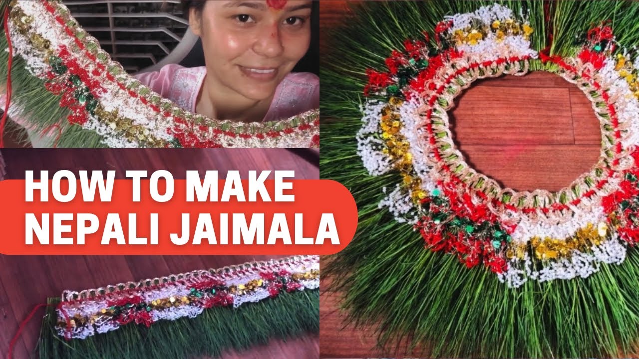 How to make Nepali Varmala At home || dubo ko Mala || - YouTube