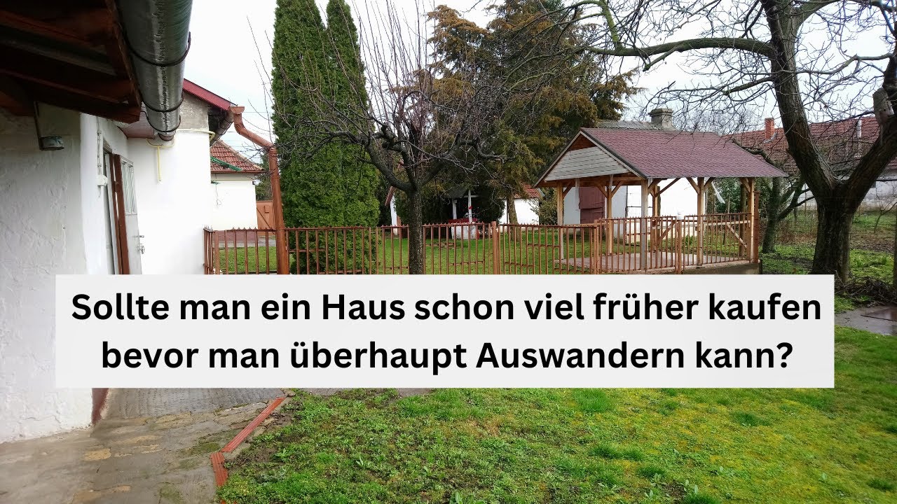 Sollte man ein Haus schon viel früher kaufen bevor man überhaupt ...