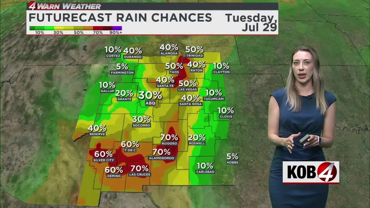 Amanda Goluszka: Midday Weather Forecast for New Mexico | July 29, 2025 ...