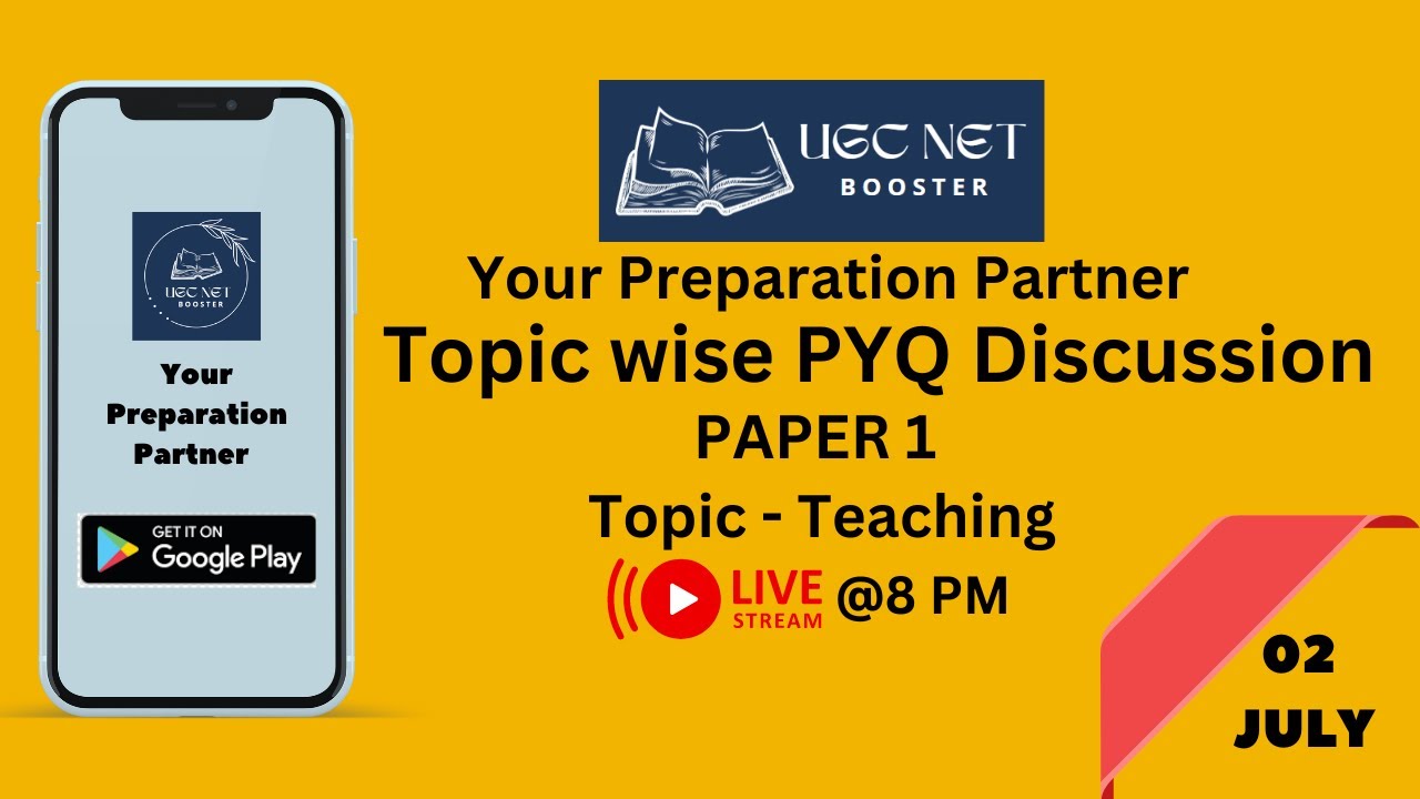Teaching Aptitude Concept and PYQ. Topic wise PYQ. UGC NET Paper 1 ...