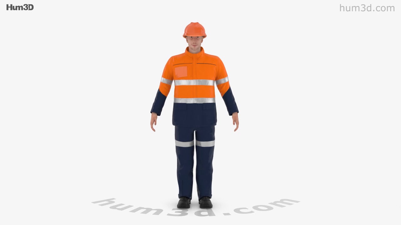 Workman Mining Safety 3D model by 3DModels.org - YouTube