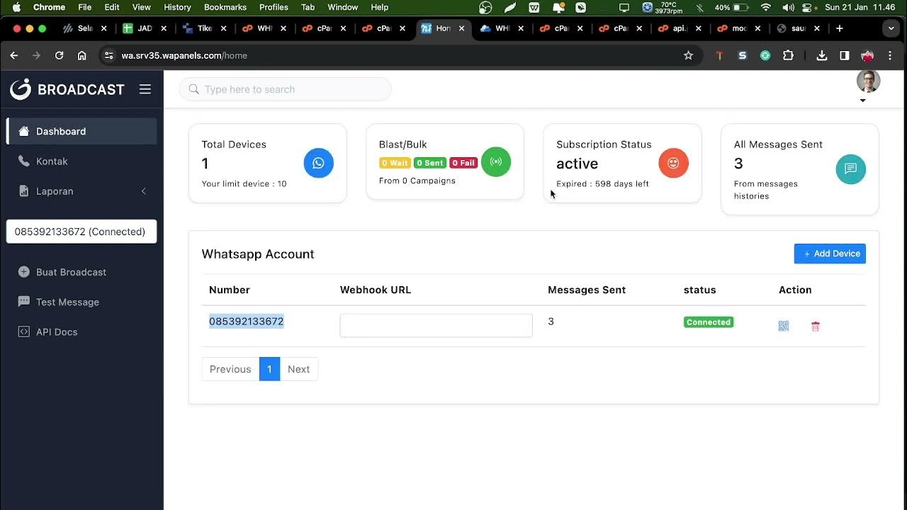 Cara menggunakan API Whatsapp - YouTube
