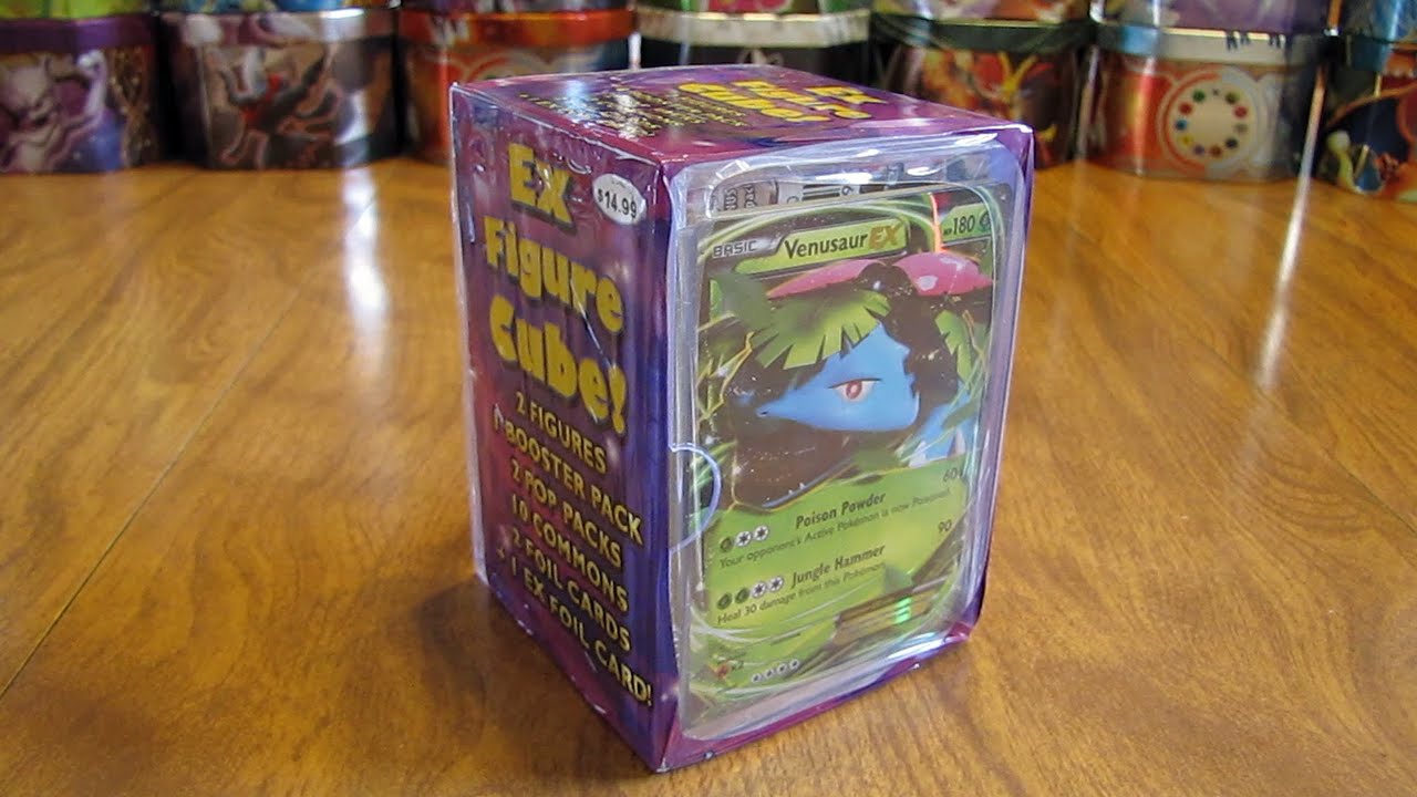 Pokemon Venusaur EX Figure Cube Opening - YouTube