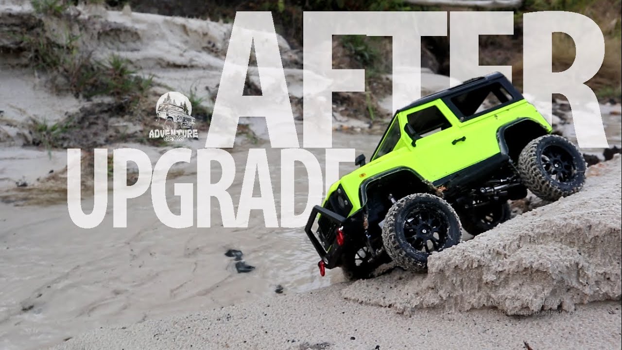 Sand Trail After Upgrade // RC Car 4X4WD Off Road MN-99S Mini Scale 1: ...