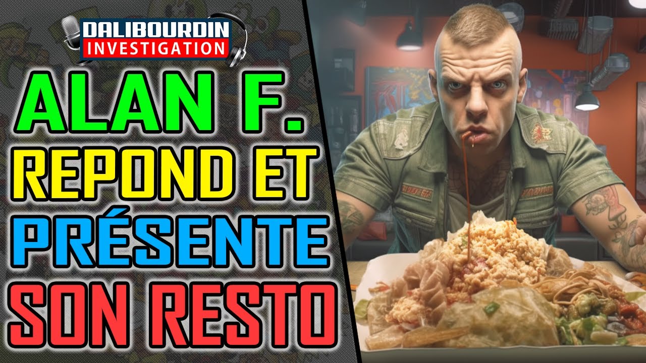ALAN FOOD CHALLENGE REPOND ET PRÉSENTE SON PROJET DE RESTAURANT - YouTube