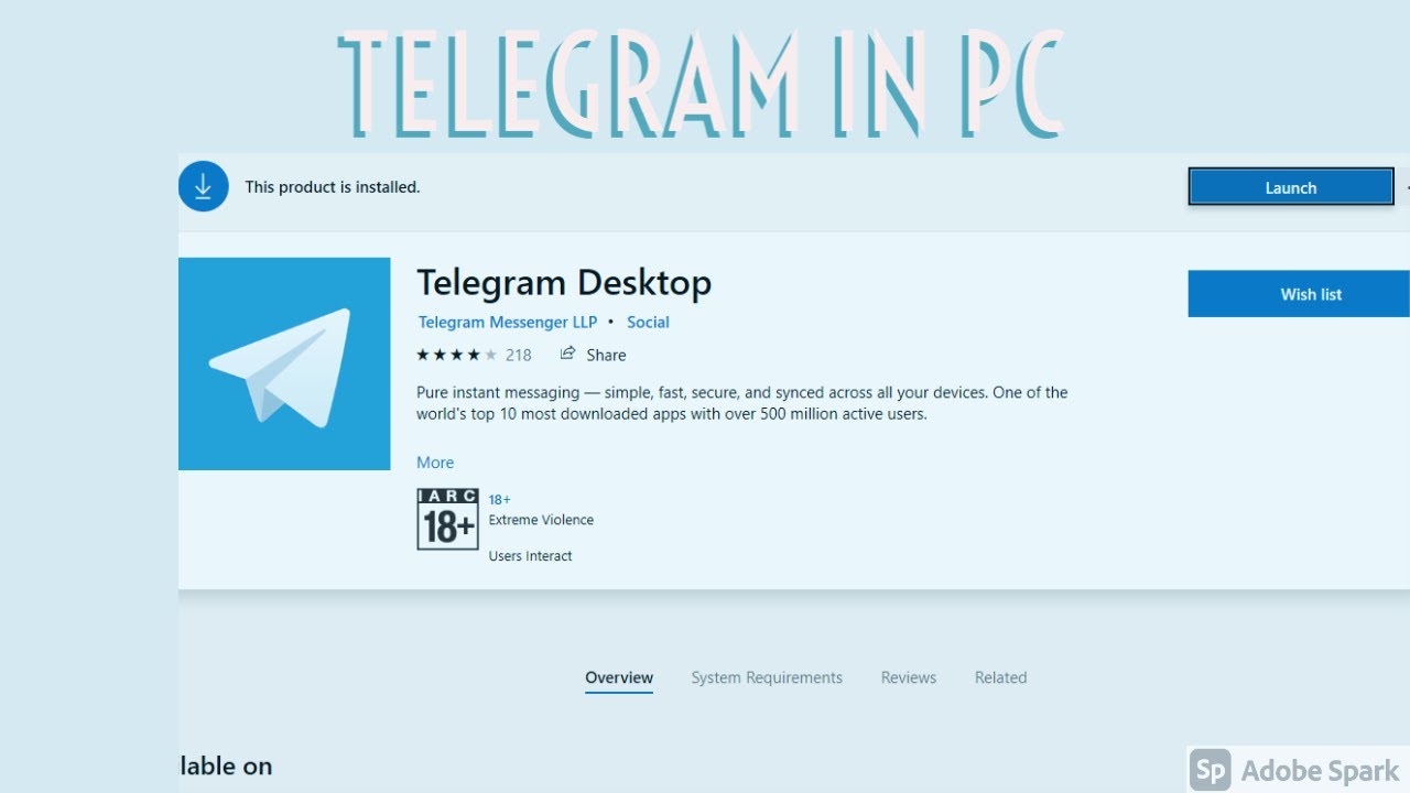 How to download and install telegram in windows 10 PC - YouTube