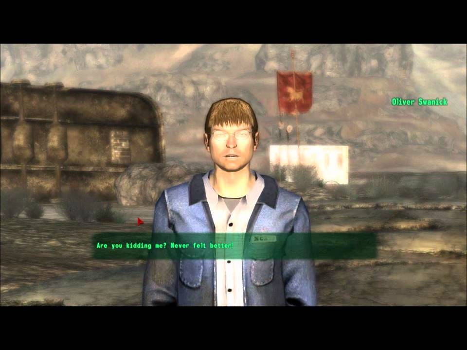 Fallout New Vegas: Oliver Swanick AKA Lottery guy - YouTube