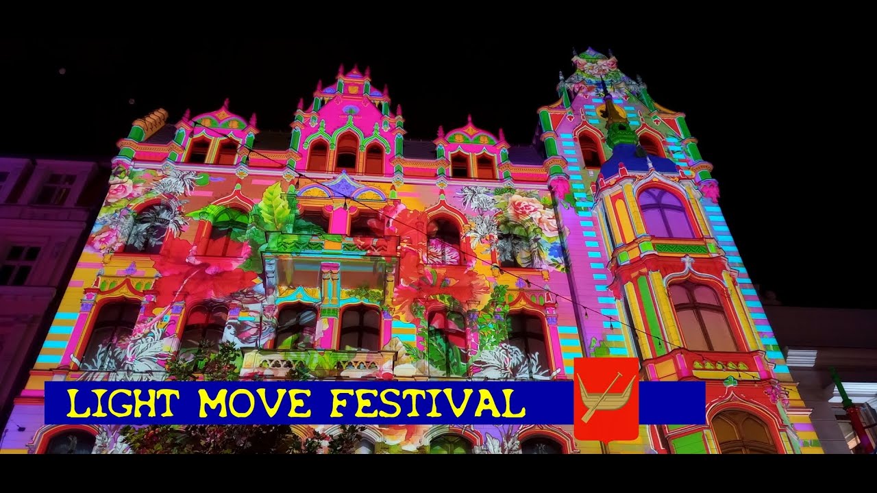Light Move Festival Łódź - Time Lapse - YouTube