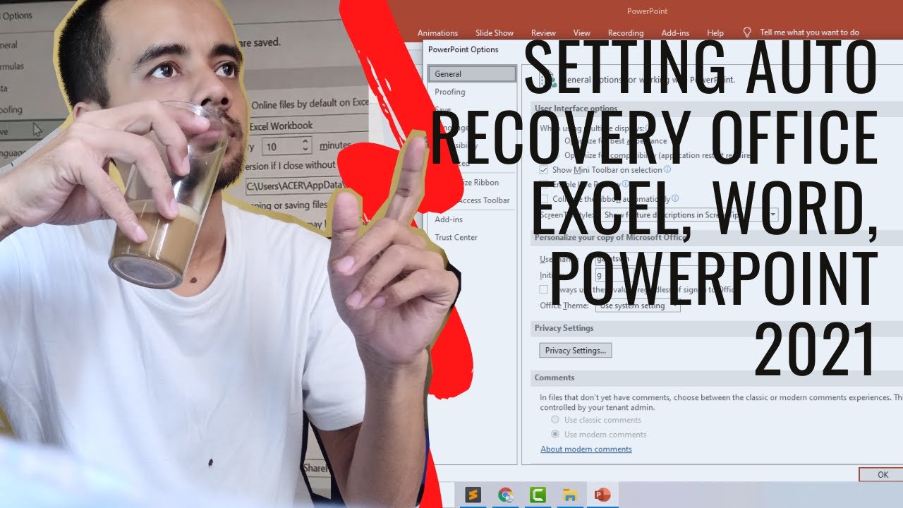 Cara Setting auto Recovery Excel 2021 di windows 10 atau 11 ~ Rumus ...