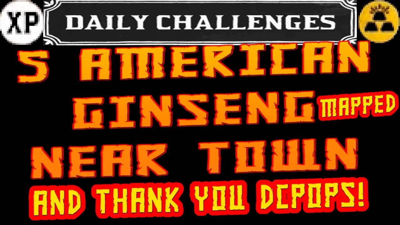 🌹 American Ginseng Locations Red Dead Redemption 2 Online Daily ...