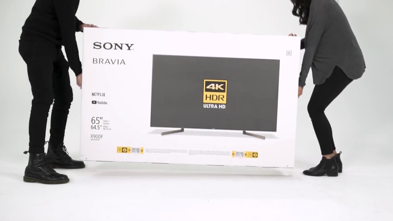 Unboxing the Sony XBR-65X900F - YouTube