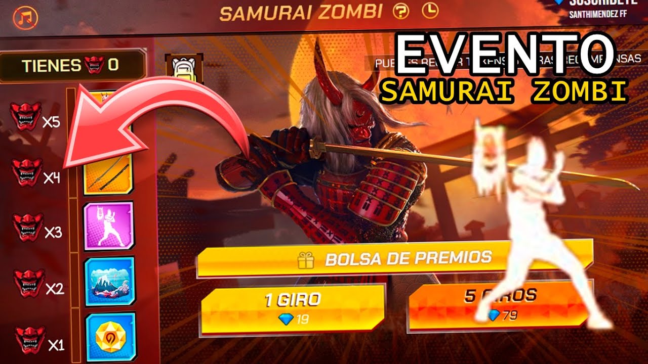 COMO CONSEGUIR EL SAMURÁI ZOMBIE Así Funciona el evento RECARGA SAMURAI ...