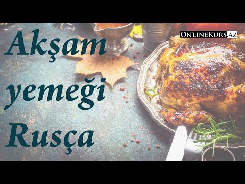 Rusça akşam yemeği
