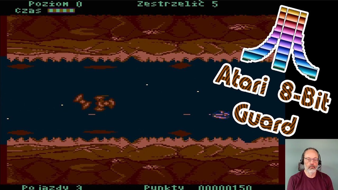 Atari 8-Bit Game Play, Guard - YouTube