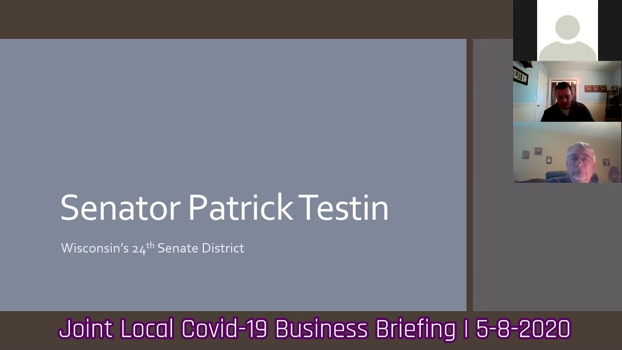 Local Business COVID-19 Briefing Teleconference with Patrick Testin ...