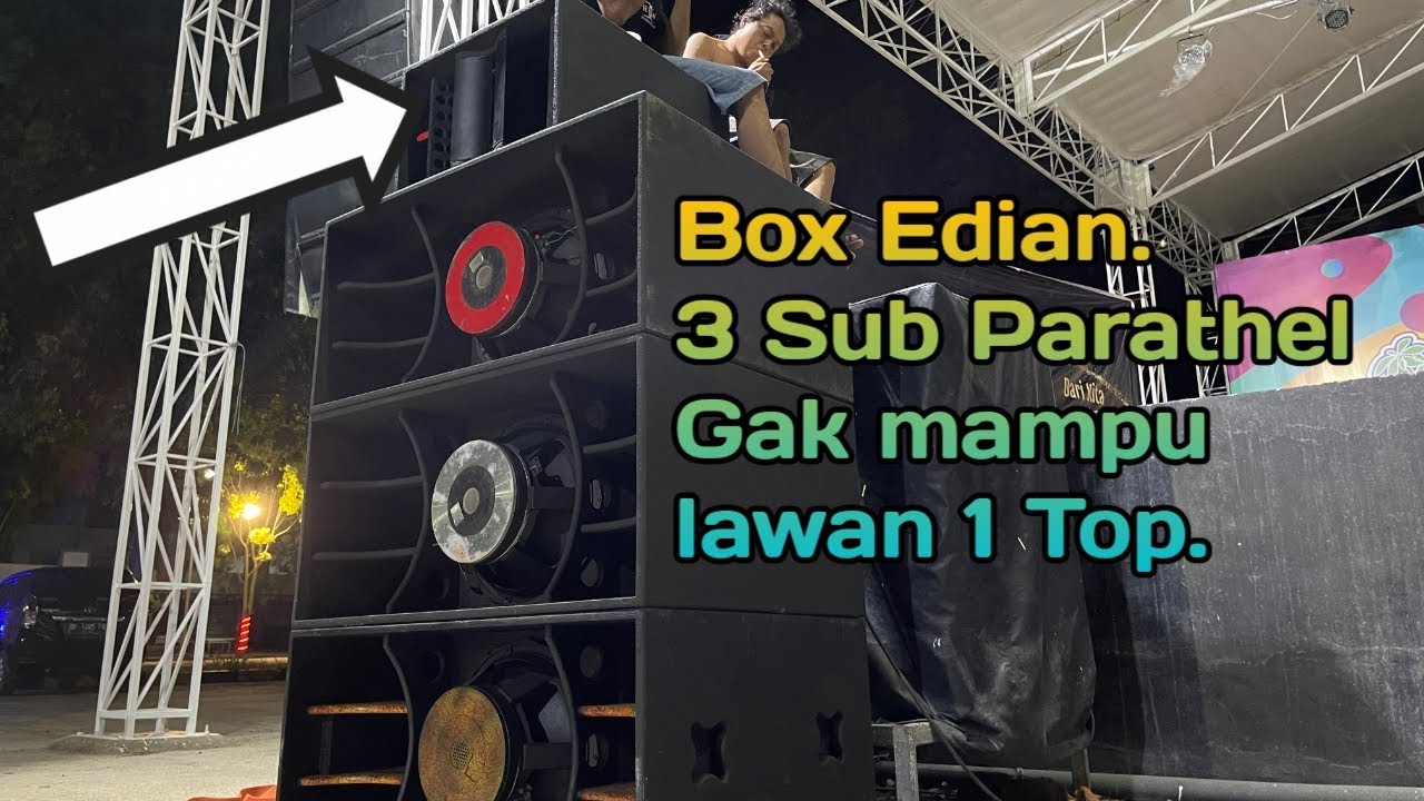 Cek sound box Paraflex Sub & Top. Edian lur - YouTube