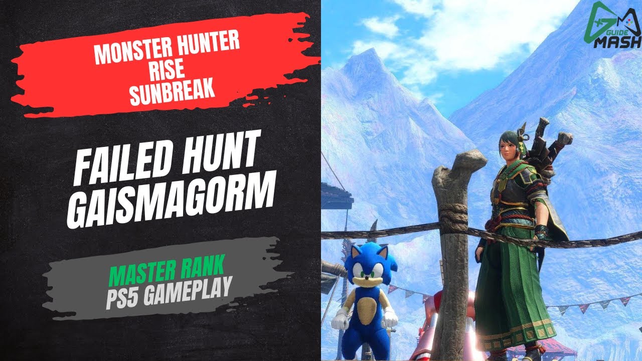 MH Rise Sunbreak - Failed Gaismagorm Quest | PS5 - YouTube
