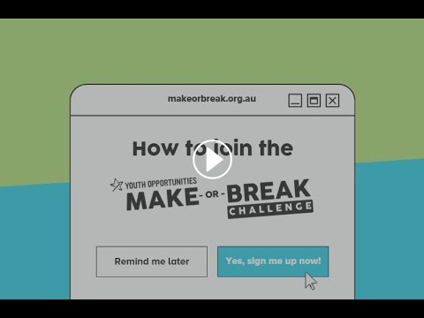 How the Make-or-Break Challenge Works | Get Started Today! - YouTube