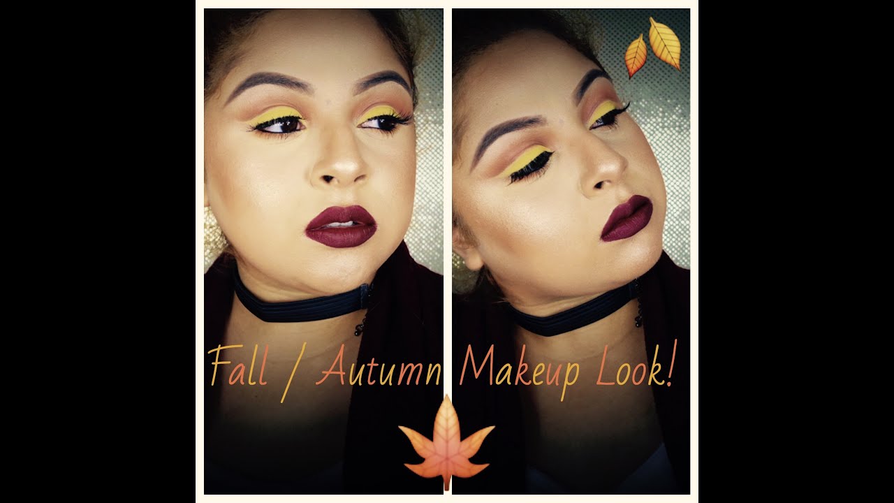 Fall / Autumn Makeup Tutorial | Athalia Hernandez - YouTube
