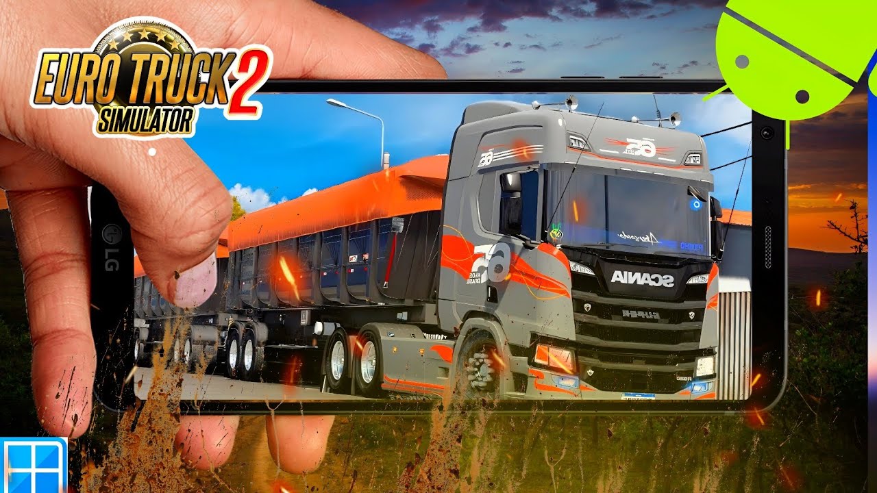 'ETS 2' TESTANDO A VERSÃO 1.55 NO ANDROID, SERÁ QUE RODOU? BORA ...
