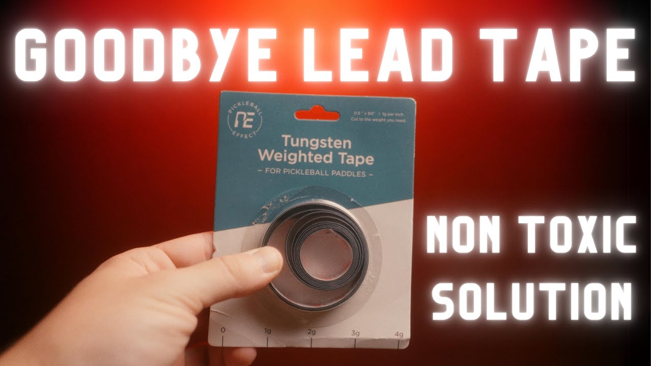 Pickleball Effect Tungsten Weighted Tape Review | No More Toxic Lead ...