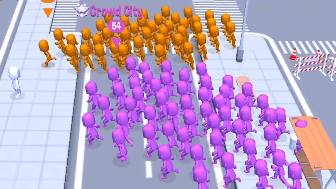 Crowd City World Record Map Control: 100.00% - YouTube