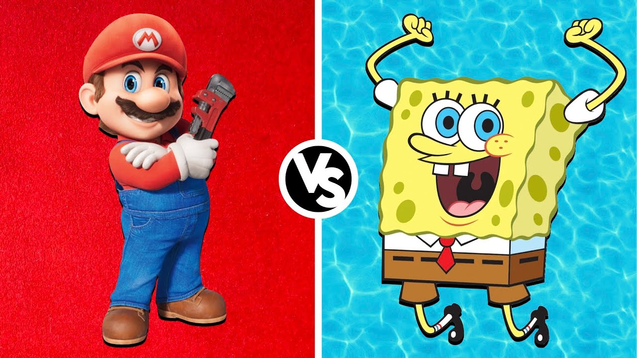 Can Mario Defeat SpongeBob SquarePants? - YouTube
