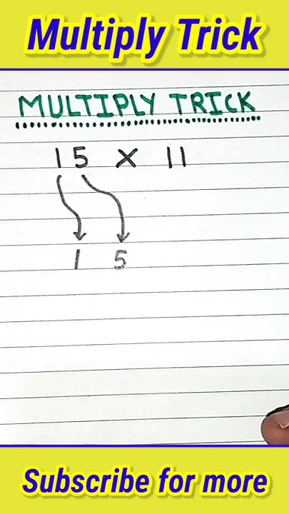 Multiplication Trick | Multiply any number with 11 in seconds | Mathician - YouTube