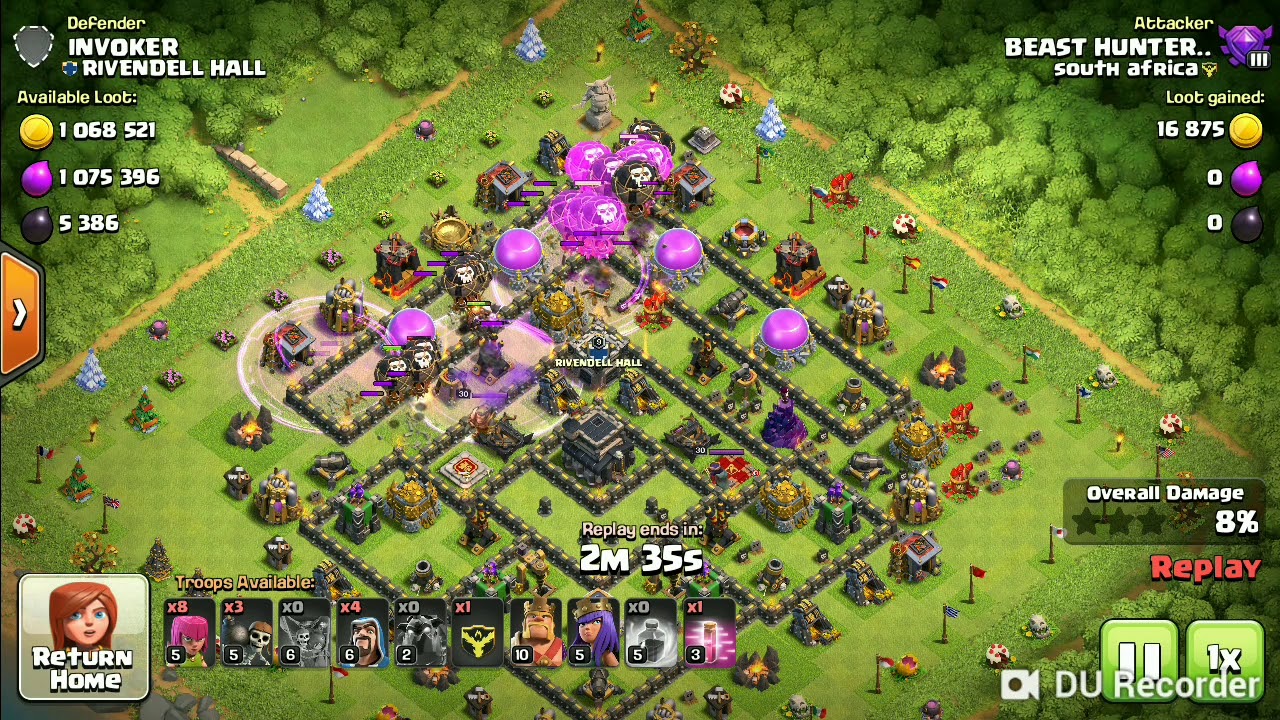 Clash of clans best raid since its made. - YouTube