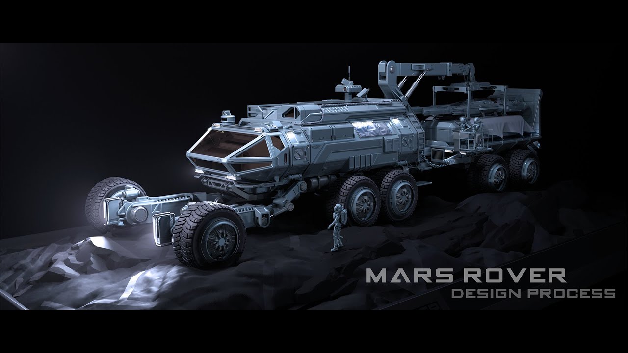 Mars rover - design process - YouTube