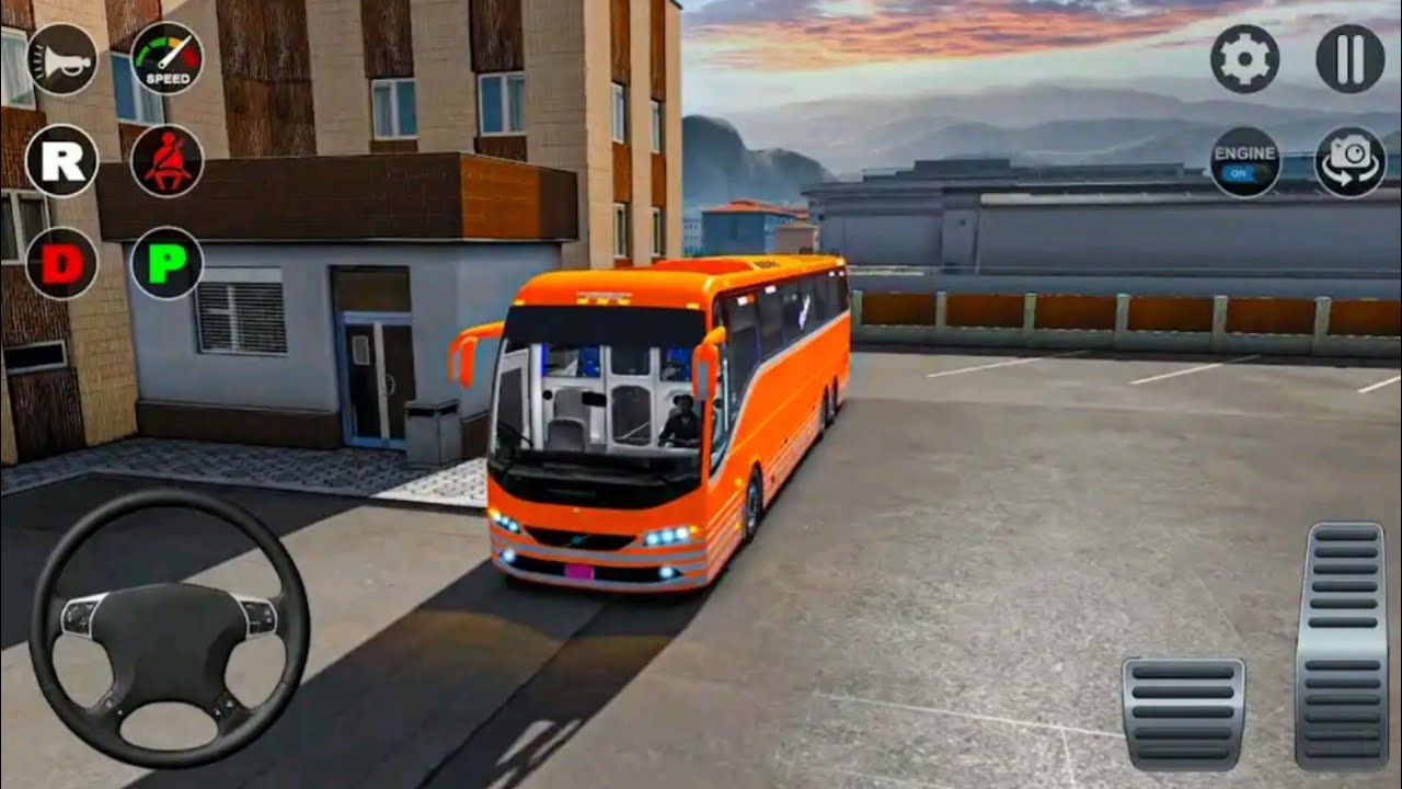 Off-road coach BUS simulator 3D crazy real bus driving road drive ...
