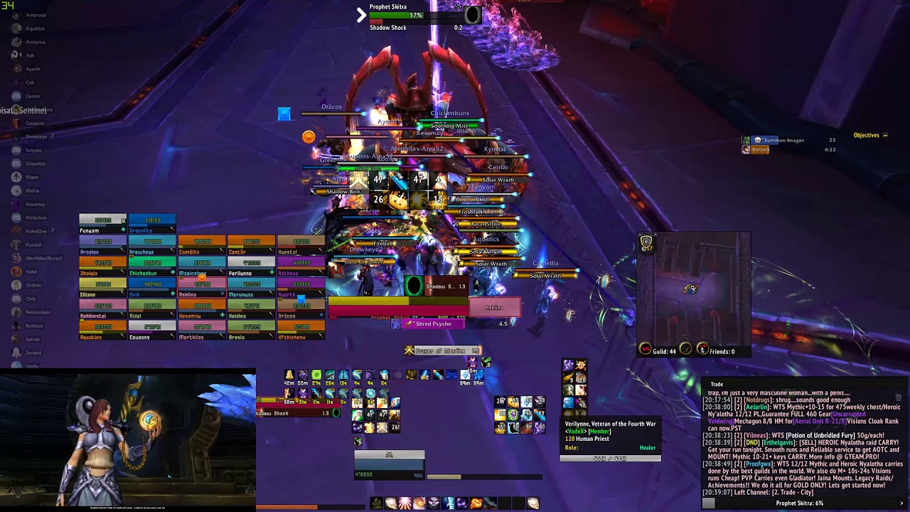 World of Warcraft - The Prophet Skitra (Heroic) [HPriest PoV] - YouTube