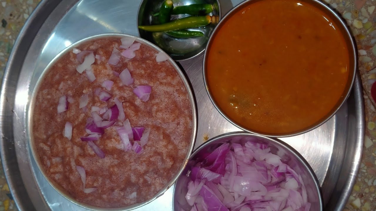 Ragi koozh / Ragi kuzhu/ Millet finger porridge/ Leftover rice recipe ...