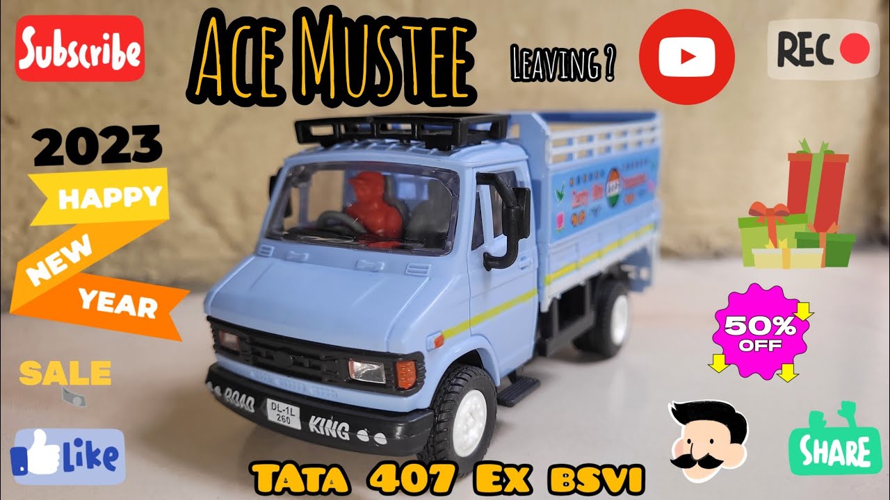 Centy Toys TUF 07- Tata 407 Ex - Unboxing Video and comparison - YouTube
