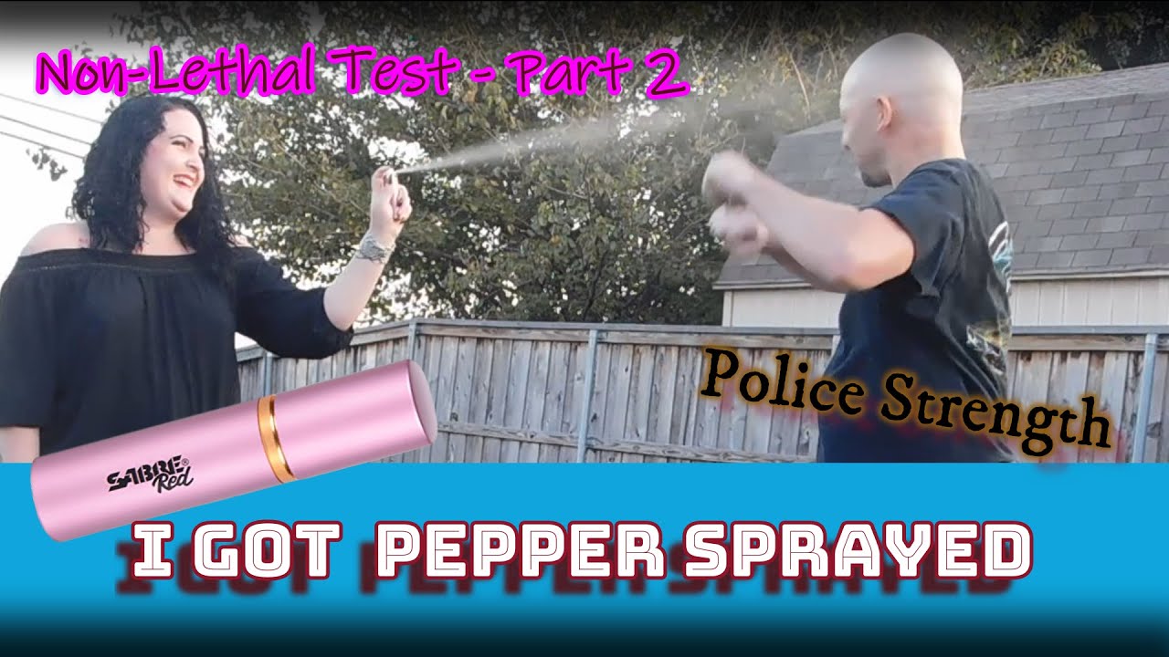 A Faceful of PEPPER SPRAY! How bad is it really? - Non Lethal series ...