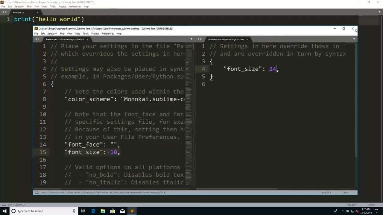 5 Sublime Text Windows - YouTube