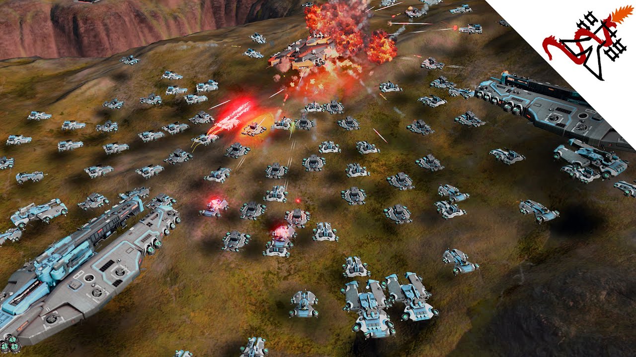 Ashes Of The Singularity - 1v1v1 Multiplayer Gameplay - YouTube