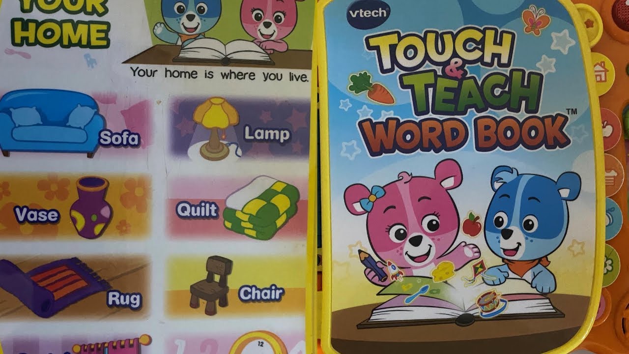 Vtech Touch and Teach Word Book📗📗Words With Jaelynn - YouTube