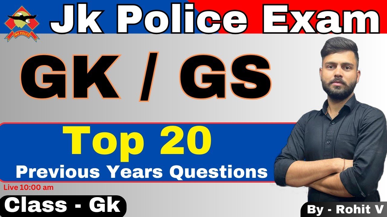 Jkp Gk Important questions, Mock test // Jkp practice paper #jkpexam ...
