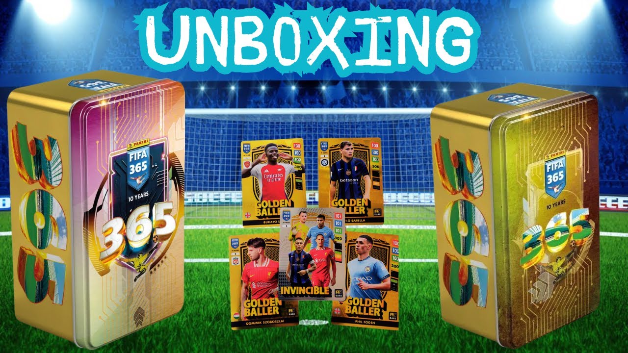 NEW BIG METAL BOX FIFA 365 2025 ANDRENALYN XL PANINI UNBOXING - YouTube