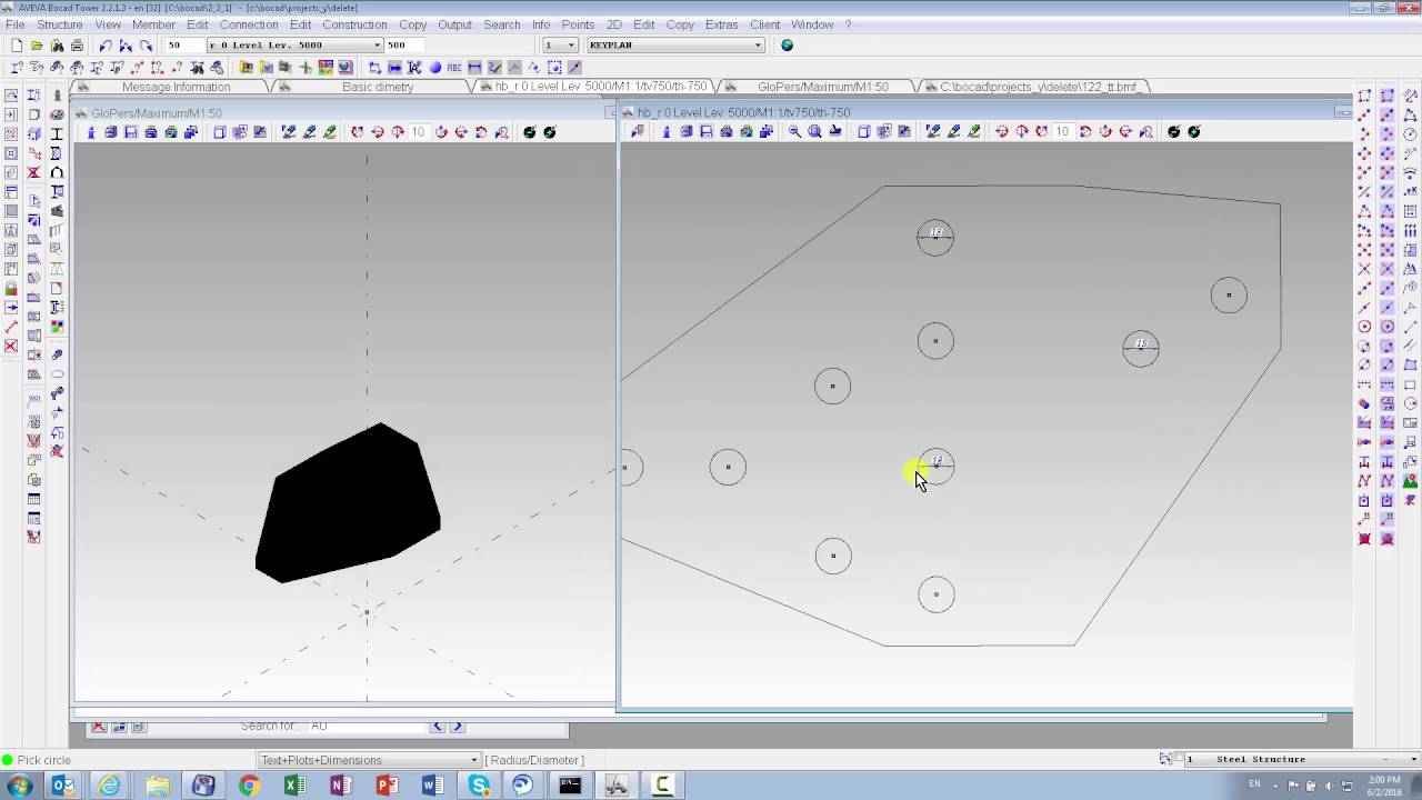 Creating plates from DXF files - YouTube