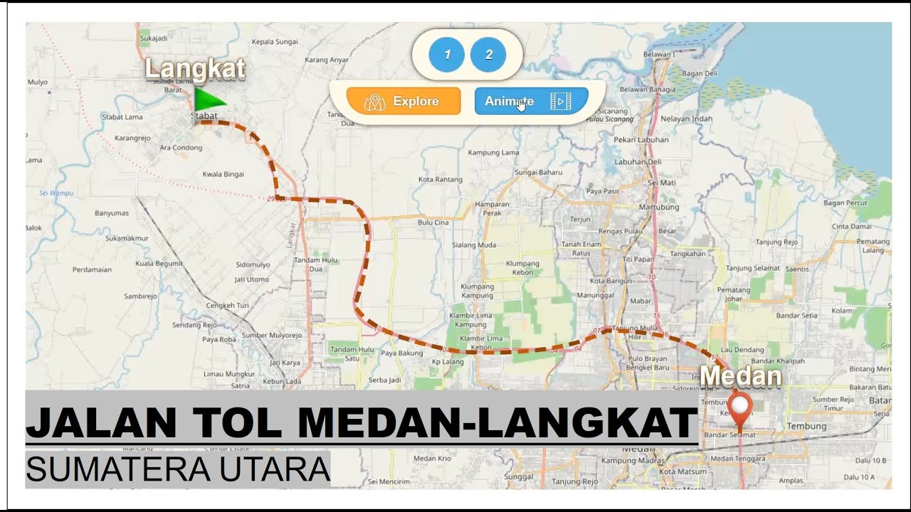 KEREEEN!!! VIEW DI JALAN TOL MEDAN-LANGKAT (SUMATERA UTARA) - YouTube