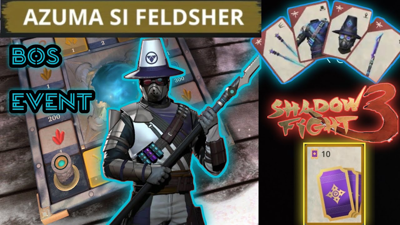 BOS AZUMA FELDSHER 10 TIKET EMAS !! Shadow fight 3 - YouTube