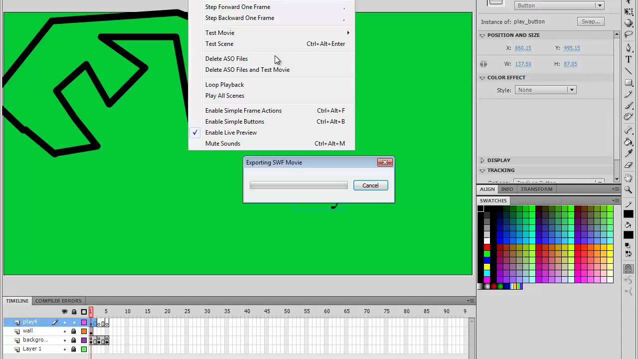 Flash Game Tutorial #1(Play Buttons) - YouTube