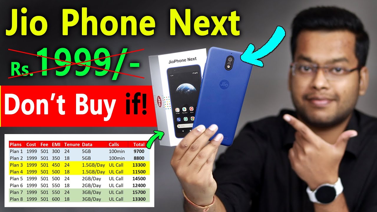 Jio Phone Next *DON'T BUY IF? Jio Phone Next FAQ | Jio Phone Next Plans ...