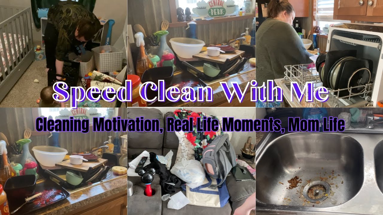SPEED CLEAN WITH ME | CLEANING MOTIVATION | ORGANIZING| DISHES | REAL ...
