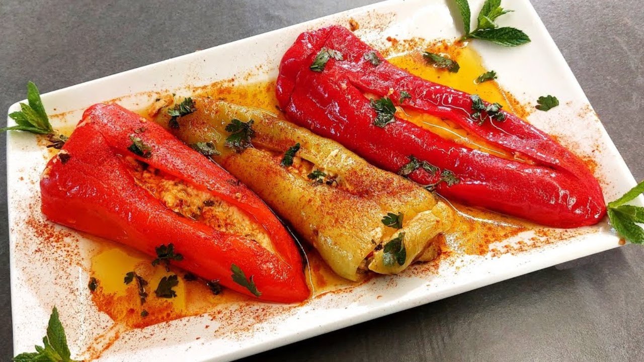 🌶️ Γεμιστές Πιπεριές με Φέτα και τυριά 🧀 Αγαπημένο Ορεκτικό! - YouTube