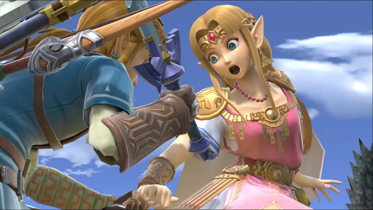 Super Smash Bros Ultimate: Link Vs Zelda - YouTube