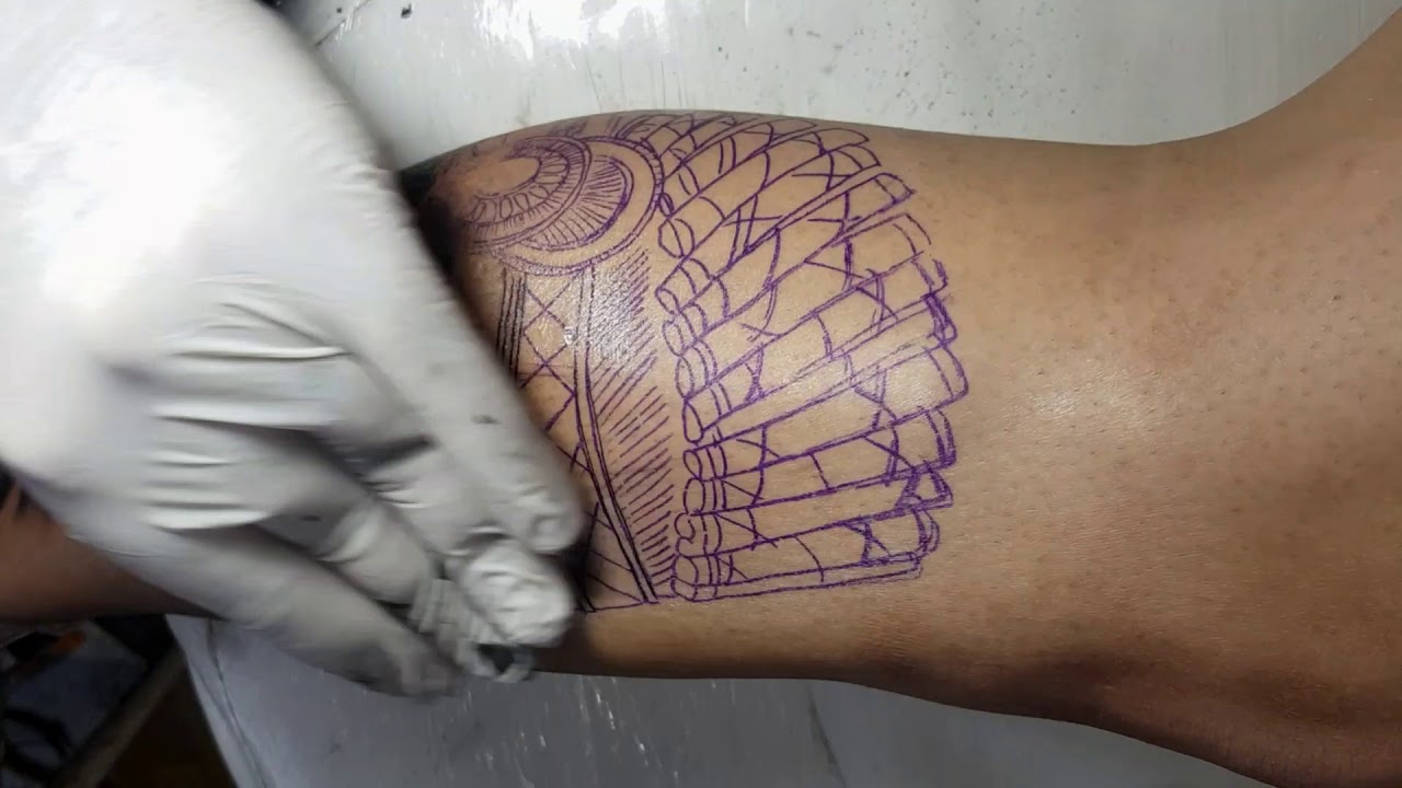 Índia tattoo timelapse apache woman - YouTube