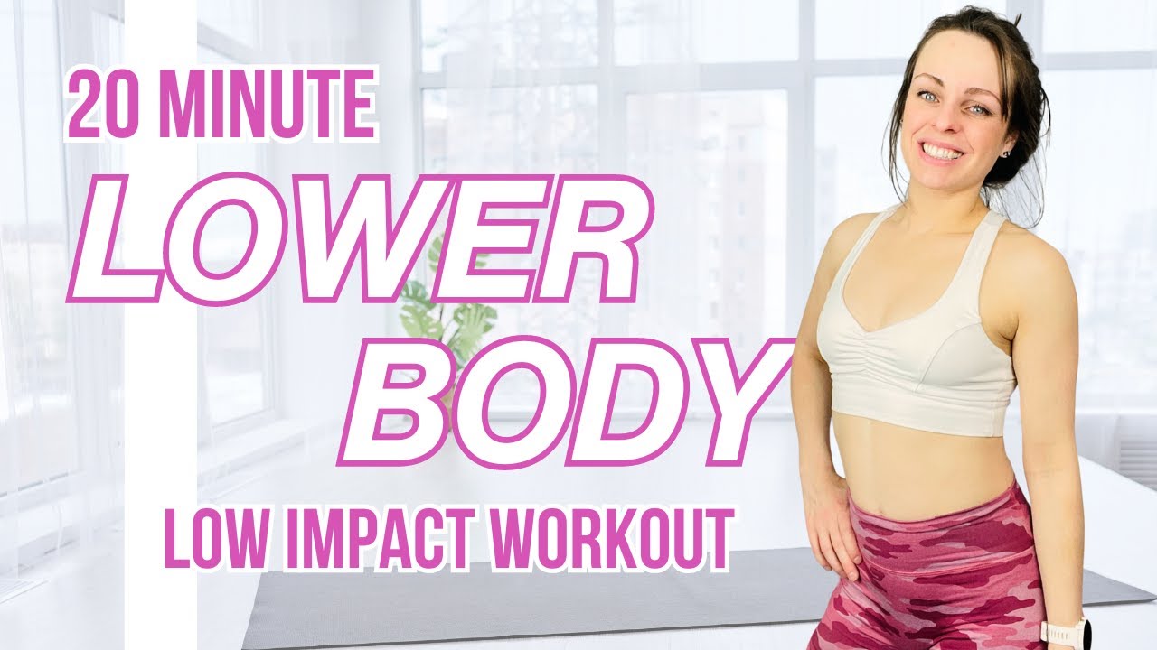 20 Minute LEG Workout - LOWER BODY No Equipment - YouTube